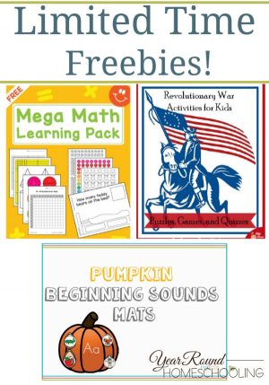Limited Time Freebies - By Year Round Homeschooling - Year Round ...