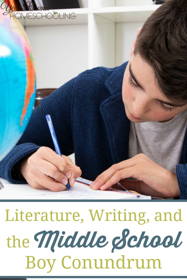 Literature, Writing, and the Middle School Boy Conundrum - Year Round ...