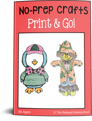 no prep craft kit - Year Round Homeschooling