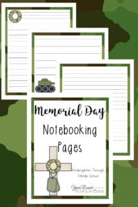 Memorial Day Notebooking Pages - Year Round Homeschooling