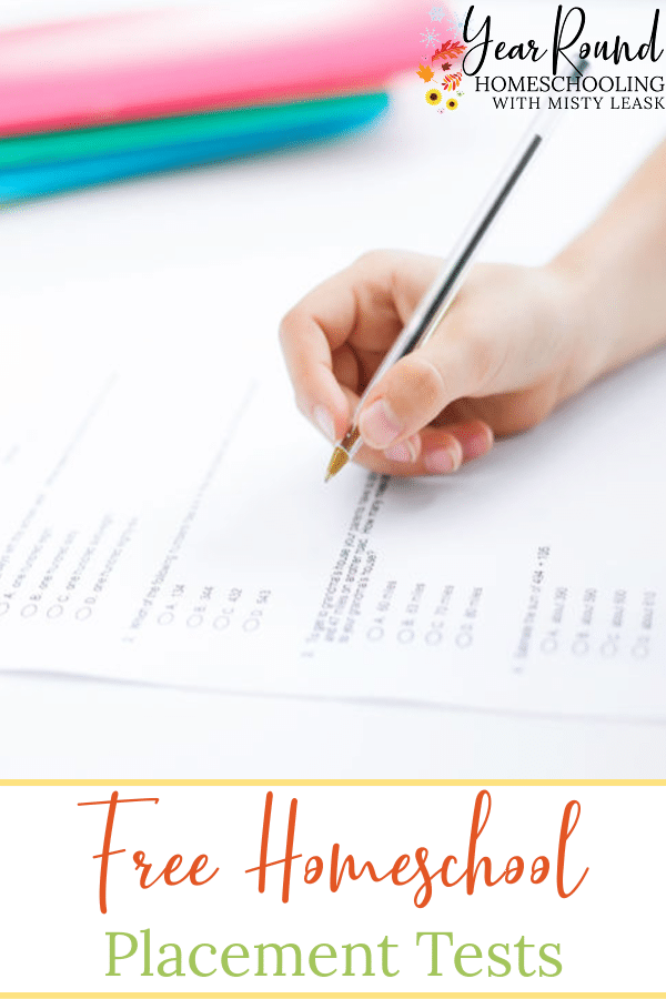 Free Homeschool Placement Tests Year Round Homeschooling Free Homeschool Placement Tests Year Round Homeschooling