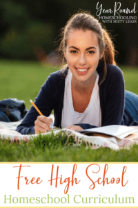 Free High School Homeschool Curriculum - Year Round Homeschooling