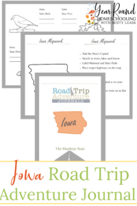 Iowa Road Trip Journal - Year Round Homeschooling
