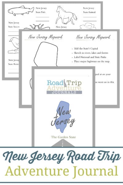 New Jersey Road Trip Adventure Journal - Year Round Homeschooling