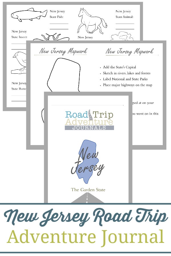 New Jersey Road Trip Adventure Journal - Year Round Homeschooling