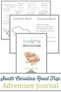 South Carolina Road Trip Adventure Journal - Year Round Homeschooling