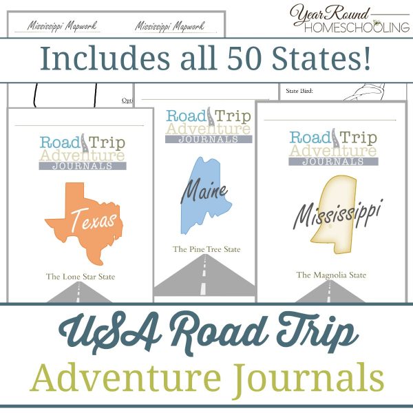 Road Trip Journal - Year Round Homeschooling