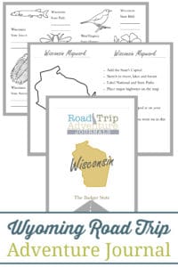 Wisconsin Road Trip Adventure Journal - Year Round Homeschooling
