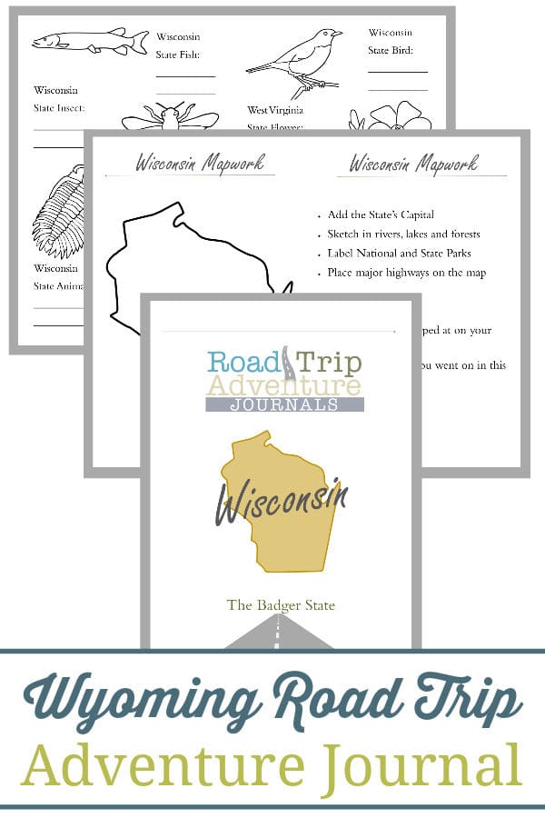 Wisconsin Road Trip Adventure Journal - Year Round Homeschooling