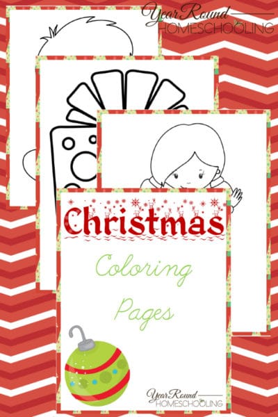 Christmas Coloring Pages - Year Round Homeschooling