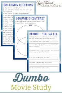 Dumbo Movie Study - Year Round Homeschooling