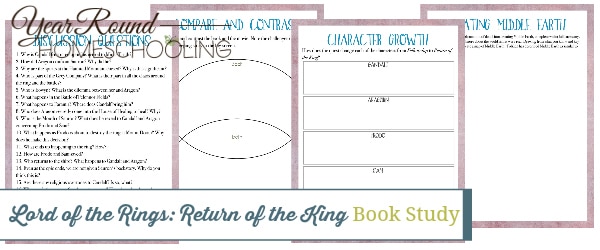Return of the King Book Study - Year Round Homeschooling
