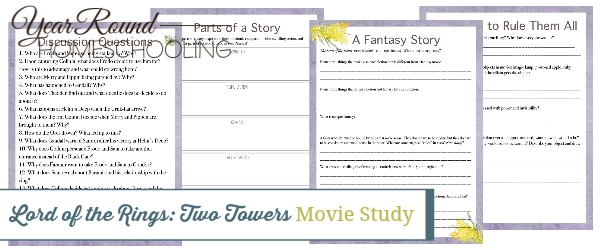 Two Towers Movie Study - Year Round Homeschooling