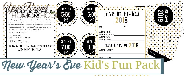 New Year's Eve Fun Pack - By Year Round Homeschooling - Year Round ...