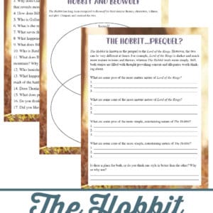 The Hobbit Book Study - Year Round Homeschooling