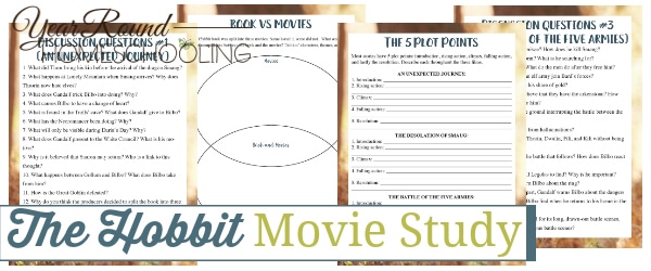 The Hobbit Movie Study - Year Round Homeschooling