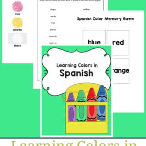 Learning Colors in Spanish - Year Round Homeschooling
