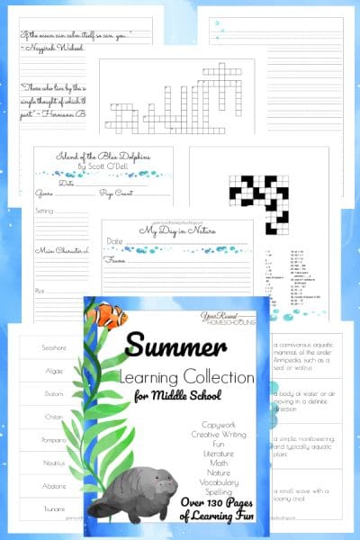 Middle School Printables Archives - Year Round Homeschooling