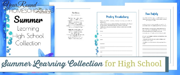 High School Summer Learning Collection - Year Round Homeschooling