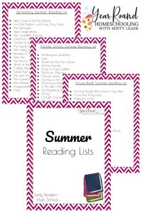Summer Reading Lists - Year Round Homeschooling