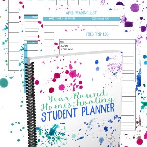 Year Round Homeschooling Student's Planner - Year Round Homeschooling