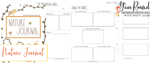 Nature Journal - Year Round Homeschooling
