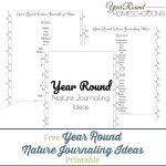 Year Round Nature Journaling Ideas + Free Printable - Year Round ...