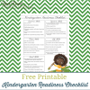 Kindergarten Readiness Checklist - Year Round Homeschooling