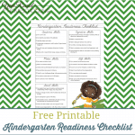 Kindergarten Readiness Checklist - Year Round Homeschooling