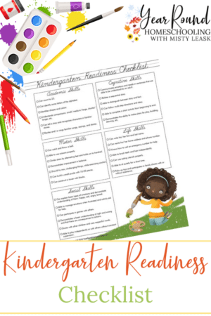 How to Homeschool Kindergarten + Kindergarten Readiness Checklist ...