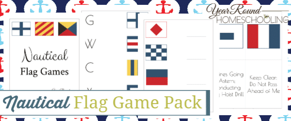Nautical Flag Games - Year Round Homeschooling