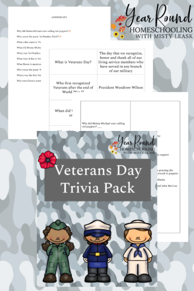 Veterans Day Trivia - Year Round Homeschooling