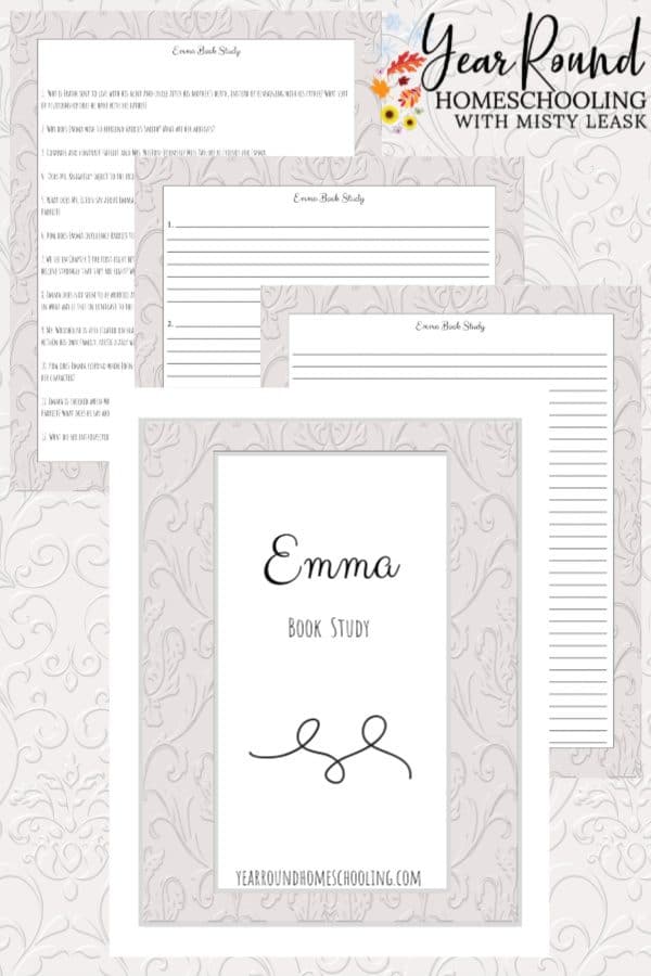 Emma Book Study Pack - Year Round Homeschooling