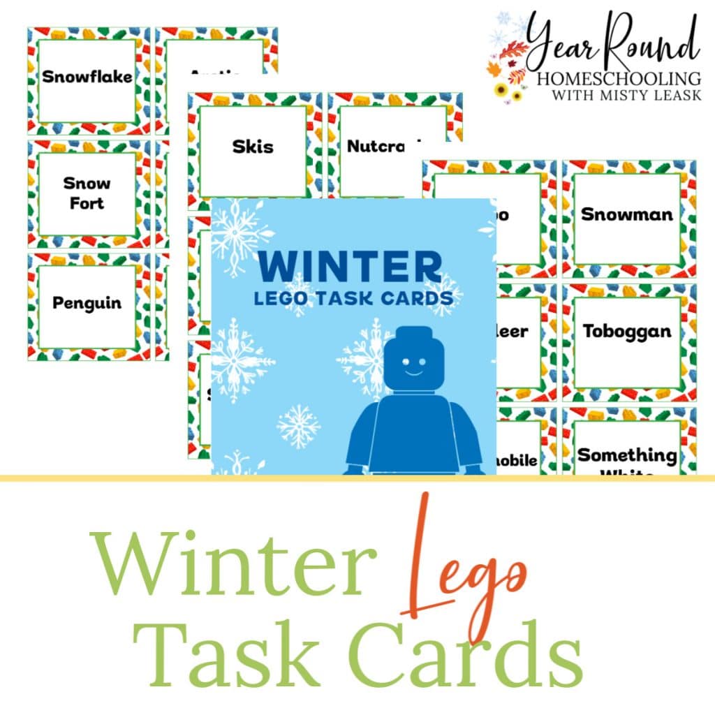 Winter Lego Task Cards - By Year Round Homeschooling - Year Round ...