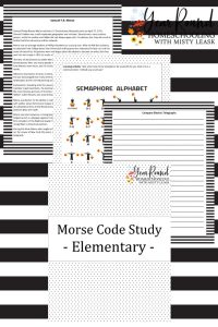 Elementary Morse Code Unit Study - Year Round Homeschooling