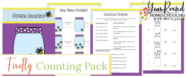 Firefly Counting Pack - Year Round Homeschooling