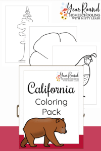 California Coloring Pages - Year Round Homeschooling