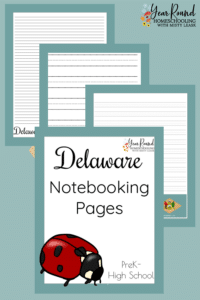 Delaware Notebooking Pages - Year Round Homeschooling