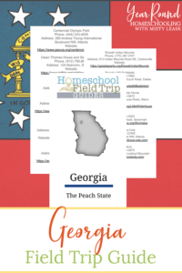 Georgia Field Trip Guide - Year Round Homeschooling