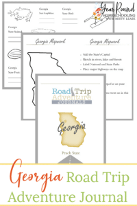 Georgia Road Trip Journal - Year Round Homeschooling