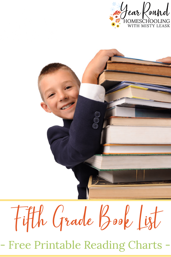 Fifth Grade Book List - Year Round Homeschooling