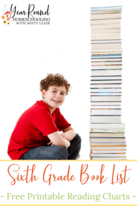 Sixth Grade Book List - Year Round Homeschooling