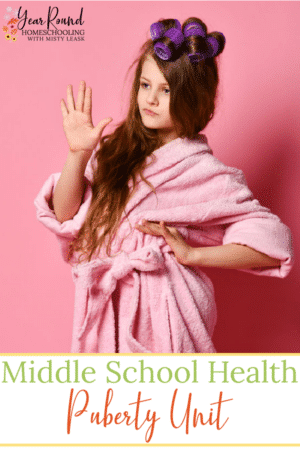 Middle School Health: Puberty Unit - Year Round Homeschooling