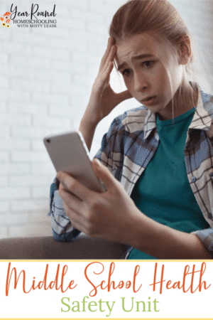 Middle School Health: Safety Unit - Year Round Homeschooling