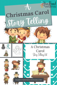 A Christmas Carol Story Telling Kit - Year Round Homeschooling