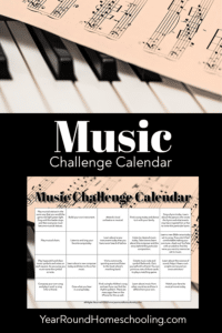 Music Challenge - Year Round Homeschooling
