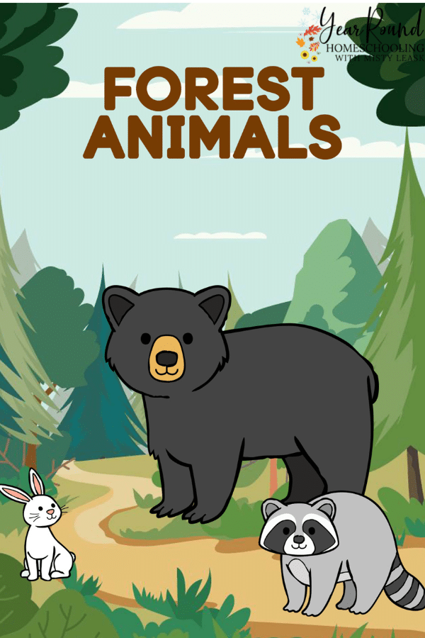 Forest Animal Worksheets - Year Round Homeschooling