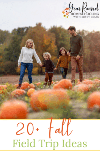 Fall Field Trip Ideas - Year Round Homeschooling
