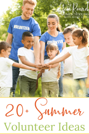20+ Summer Volunteer Ideas - Year Round Homeschooling