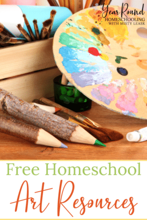 Free Homeschool Art Resources - Year Round Homeschooling